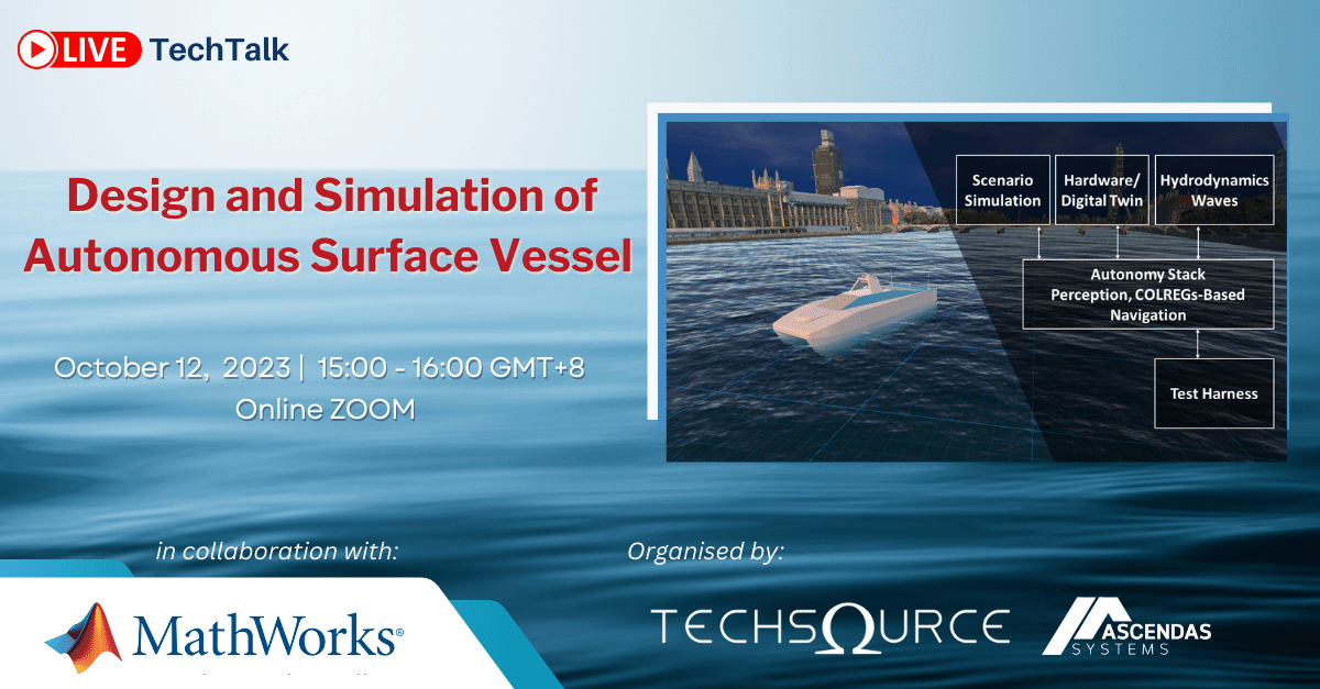 Live TechTalk: Design and Simulation of Autonomous Surface Vessel